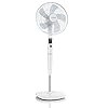 KLARSTEIN Silent Storm Pedestal Fan, Oscillating and Adjustable Height ...