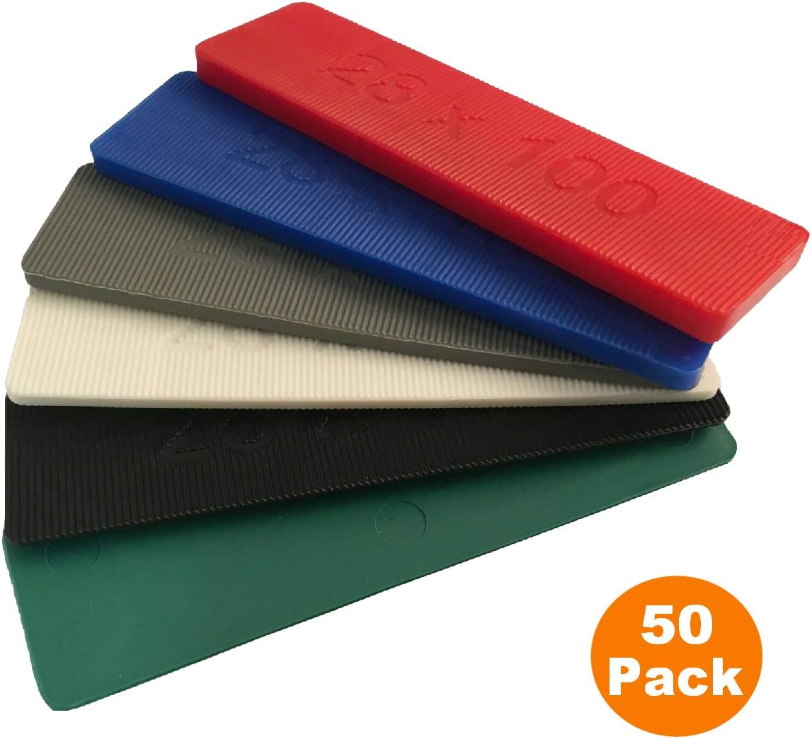 50 Plastic Window & Glazing Packers Spacers 1mm - 6mm: Amazon.co.uk ...