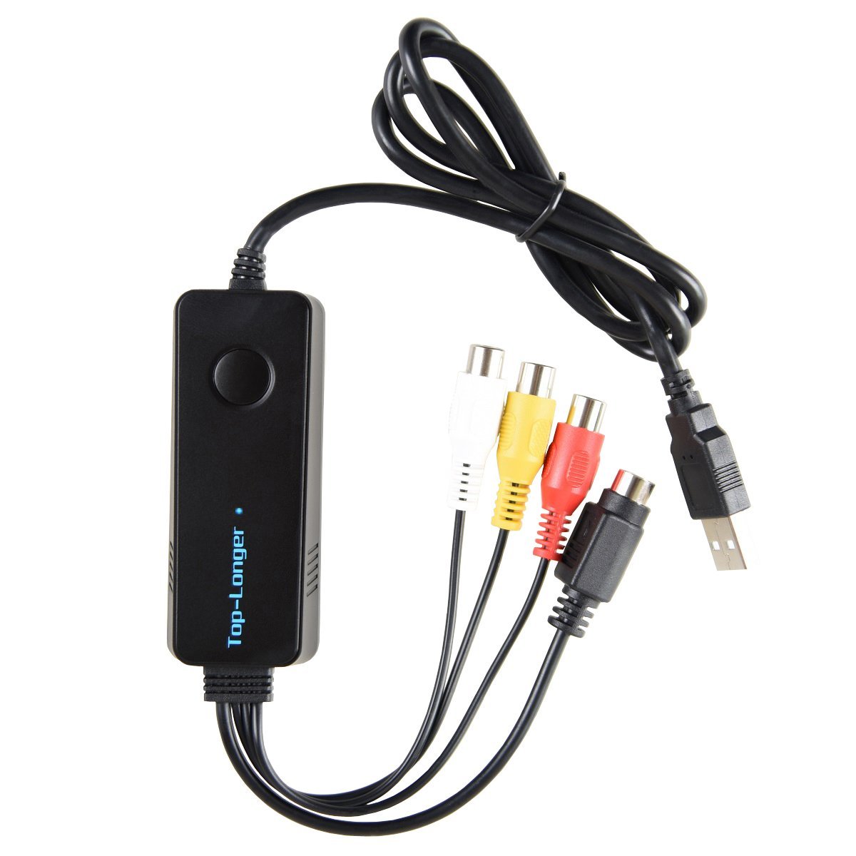 Top-Longer USB 2.0 Video Grabber avec Audio pour Mac OS X et Windows ...