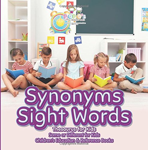 Synonyms Sight Words - Thesaurus for Kids - Same or Different for Kids ...