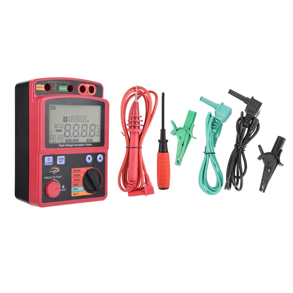 Mua Akozon Digital Insulation Resistance Multimeter Mega Tester 5KV0 ...