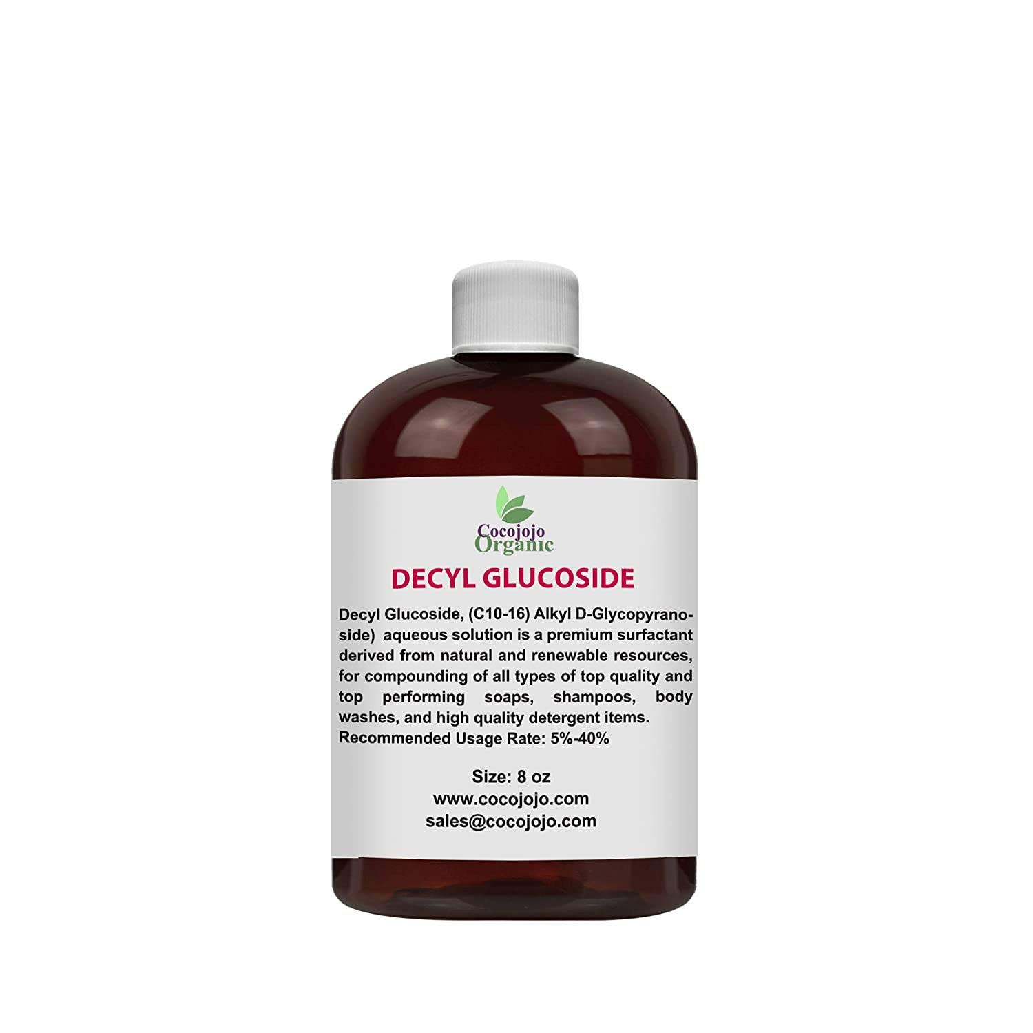 Amazon.com : Decyl Glucoside Natural Surfactant - 8 oz - Natural, Plant ...