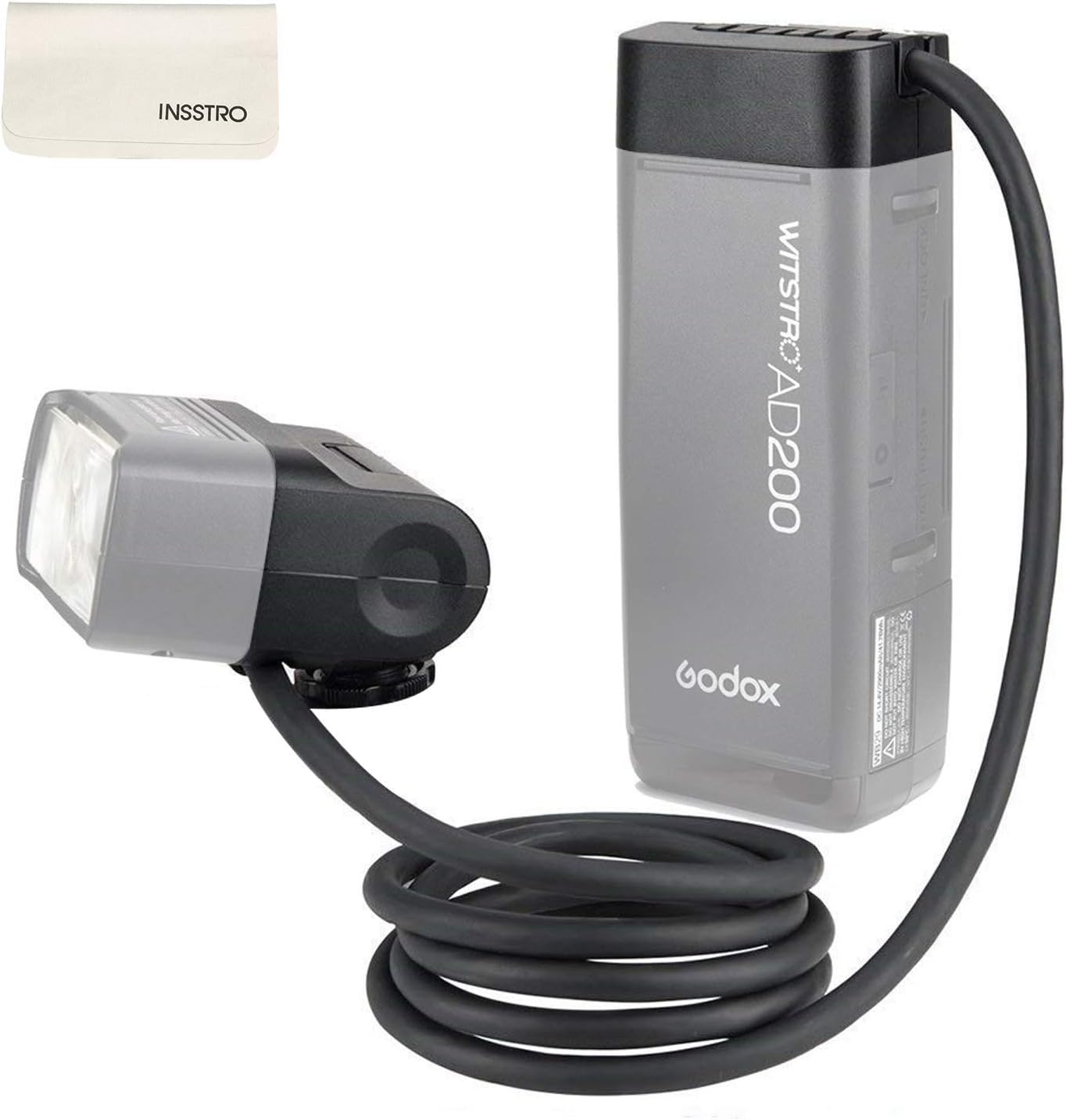 Godox EC200 Extender AD200 Separation Extender Flash Head with 2M Cable ...