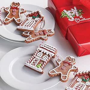 Amazon.com: RAZ Imports Raz 30" Gingerbread Cookie Christmas Garland ...