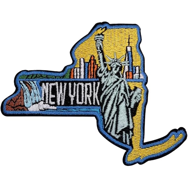 State Iron On Patch Cute-Patch 5 Inch US States Travel Map Tracker ...