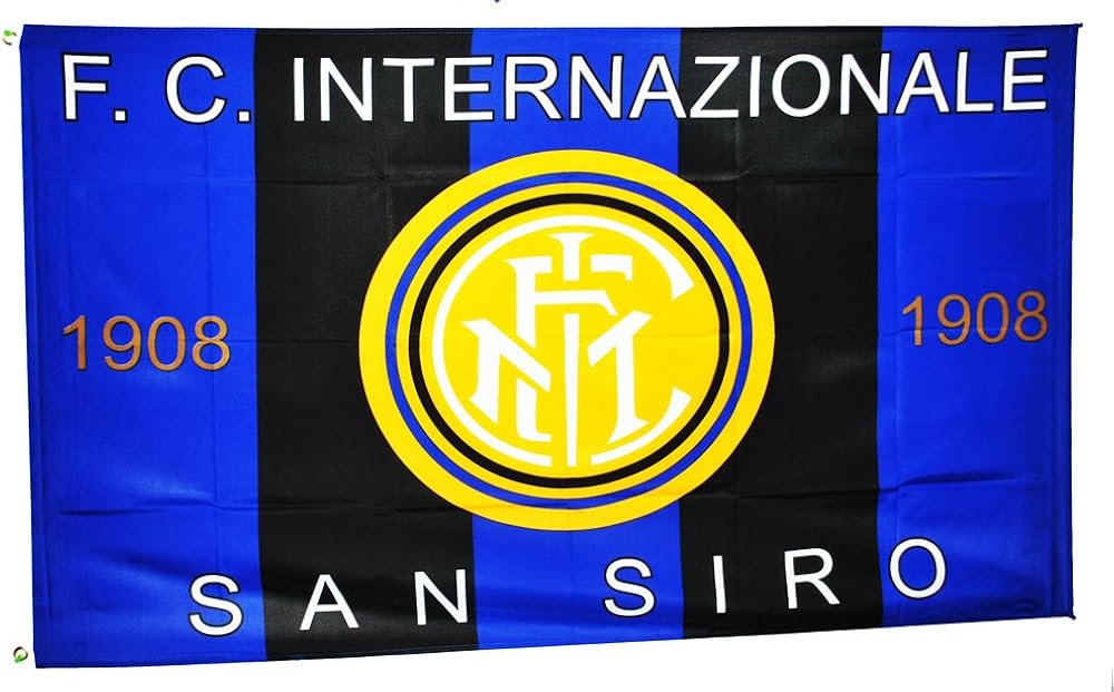 Amazon.com: Inter Team Soccer Flag 3 ft. x 5ft.: Clothing