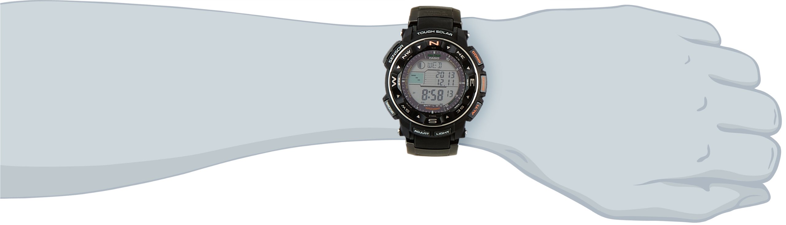 Mua Casio Pro Trek Black Watch PRG-250-1 trên Amazon Nhật chính hãng ...