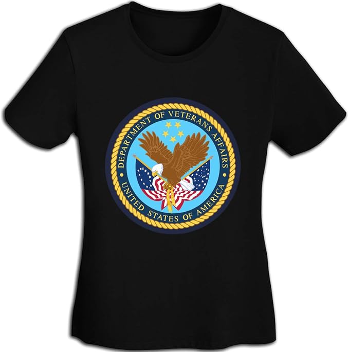 Veterans Affairs Logo T-Shirt Womens Comfortable T-Shirts Short Sleeves ...