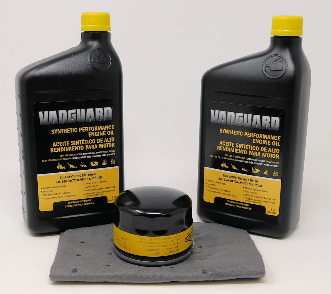 Amazon.com : Briggs & Stratton 15W-50 (2 Quarts) Full Synthetic ...