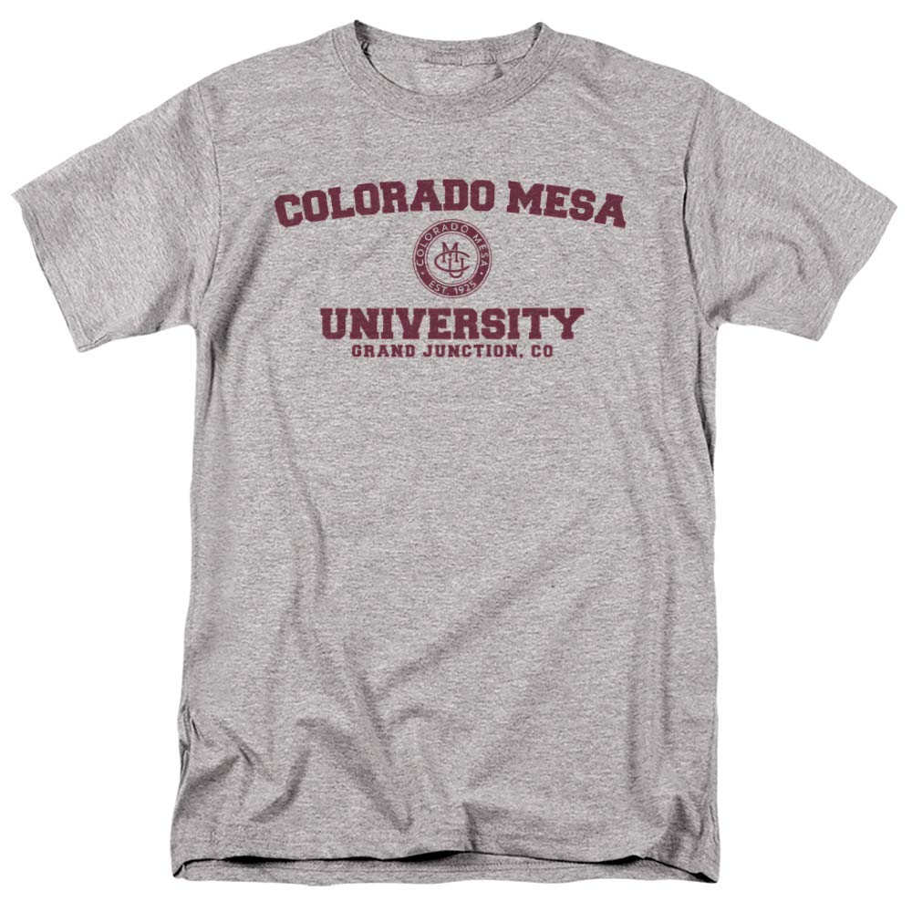 Buy Colorado Mesa University Official Circle Logo Unisex Adult T Shirt ...