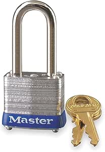 Master Lock 7KALF-P812 1-1/8" Wide Laminated Steel Padlock, 2-1/2 ...