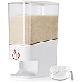 Amazon.com: LivLab 22-25lbs Rice Dispenser, 10.5 Qt/10L/25 lbs Grain ...