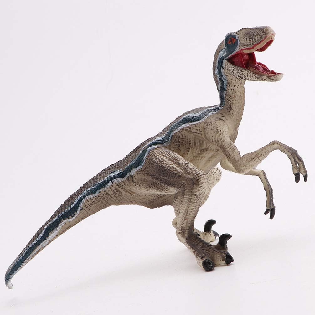 TOYANDONA 1 Pc Velociraptor Figure, Blue Mini Velociraptor Toy ...