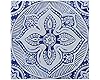 Amazon.com: 4 Mandala tiles - blue (30cm each) Blue&White: Handmade