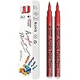 Amazon.com: TFIVE Red Paint Pens - 2 Pack Acrylic Permanent Markers, 0 ...