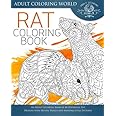Amazon.com: Rat Coloring Book: An Adult Coloring Book of 40 Zentangle ...