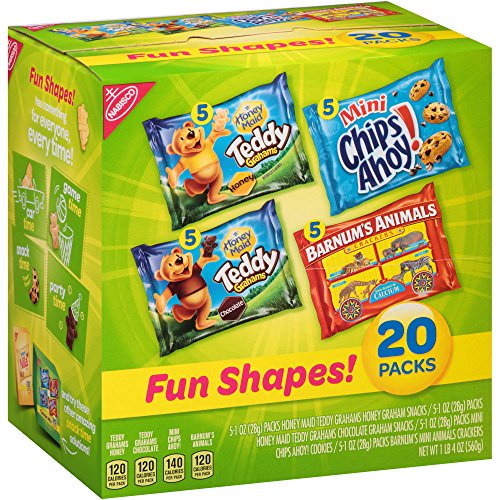 Nabisco Fun Shapes! Cookies & Crackers Variety Pack, 20 count - Import ...