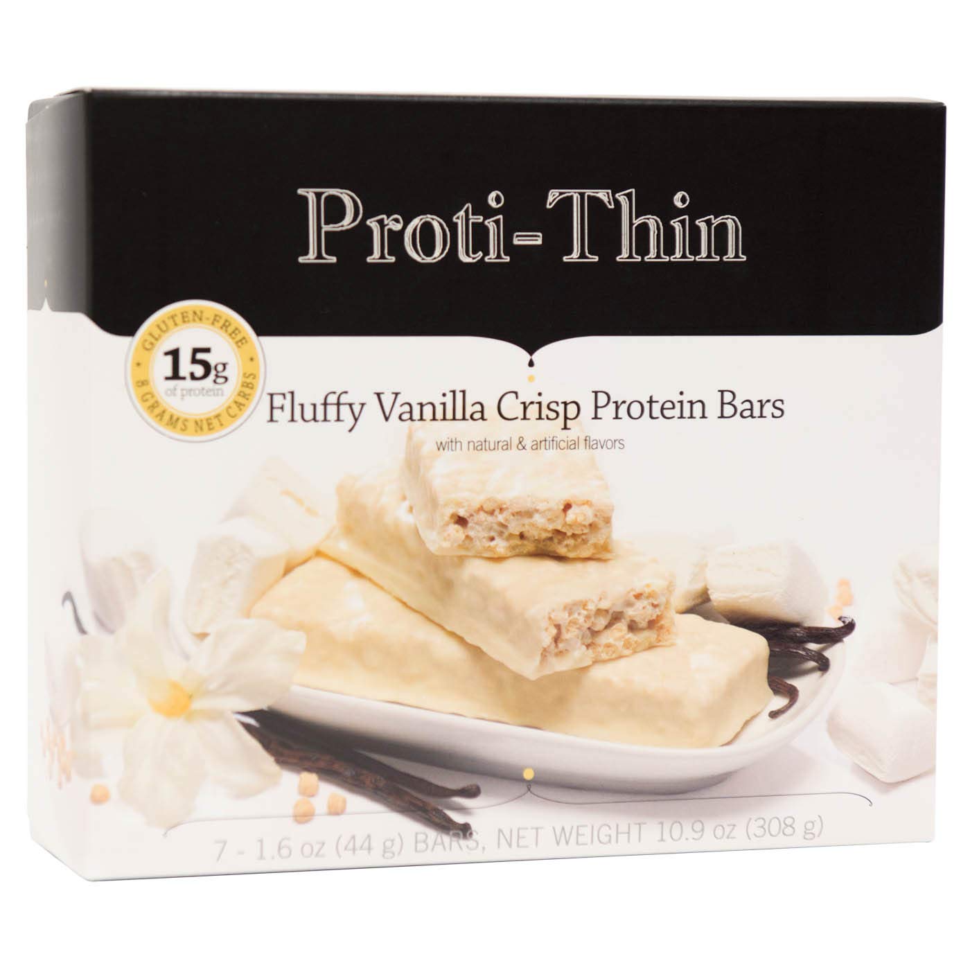 Amazon.com : Proti-Thin - Fluffy Nutter Protein Bar - 15g Protein - Low ...