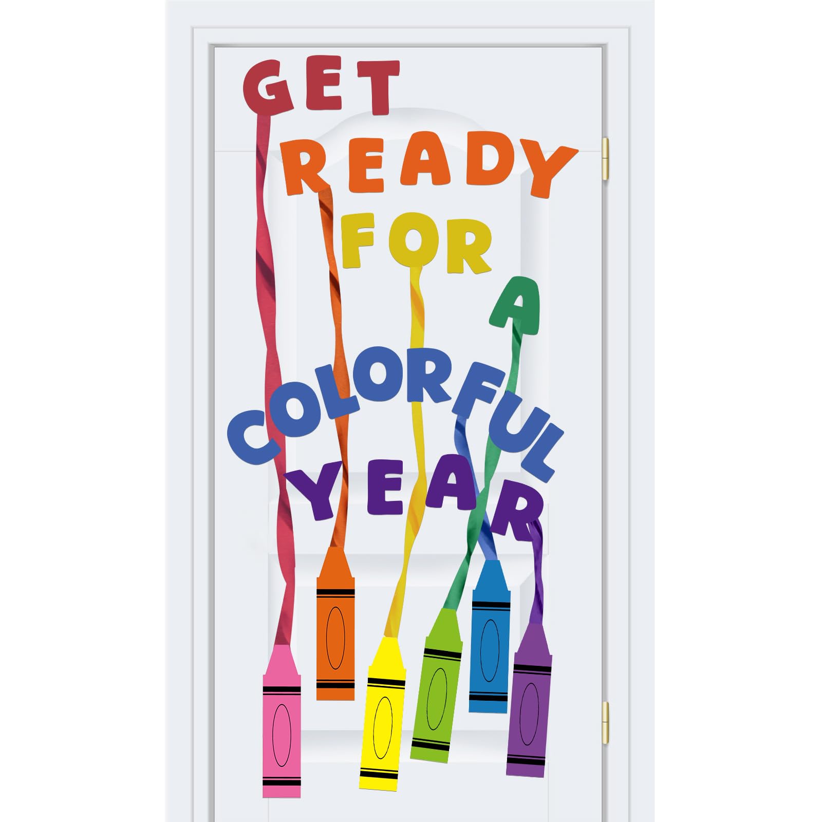 AmazingSpark 3D Crayon Classroom Door Decor Crayon Theme Back to School ...