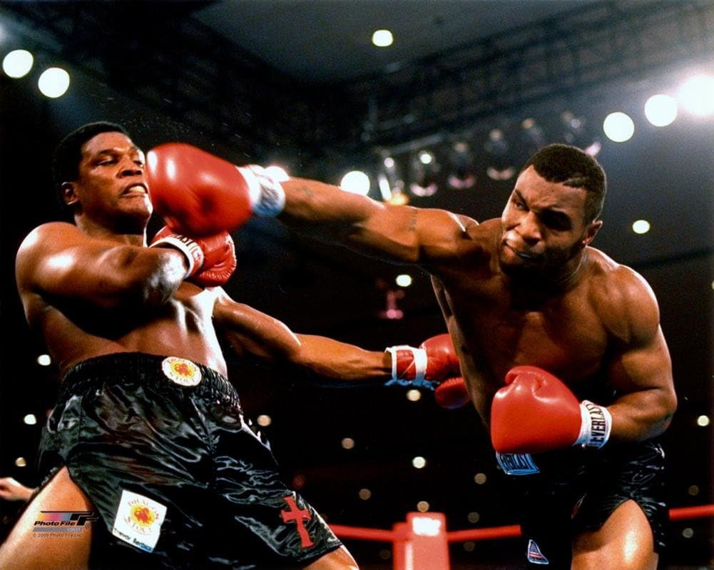 Amazon.com: Mike Tyson 1986 Action Photo 10 x 8in: Mike Tyson Picture ...