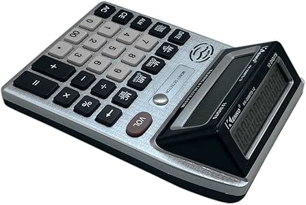 Amazon.com : 12 Digit Spanish Talking Calculator With Alarm & Money ...