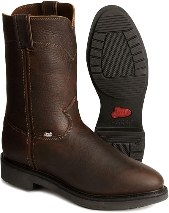 Amazon.com: Justin Work Boots Style 4761 Mens Work Boot Size : 10 D ...