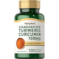 Amazon.com: Piping Rock Turmeric and Tart Cherry Capsules 1500mg | 120 Capsules | with Black ...