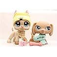 Amazon.com: WOLFGIRL LPS Great Dane 1647 Tan LPS Dachshund 2597 Blue ...