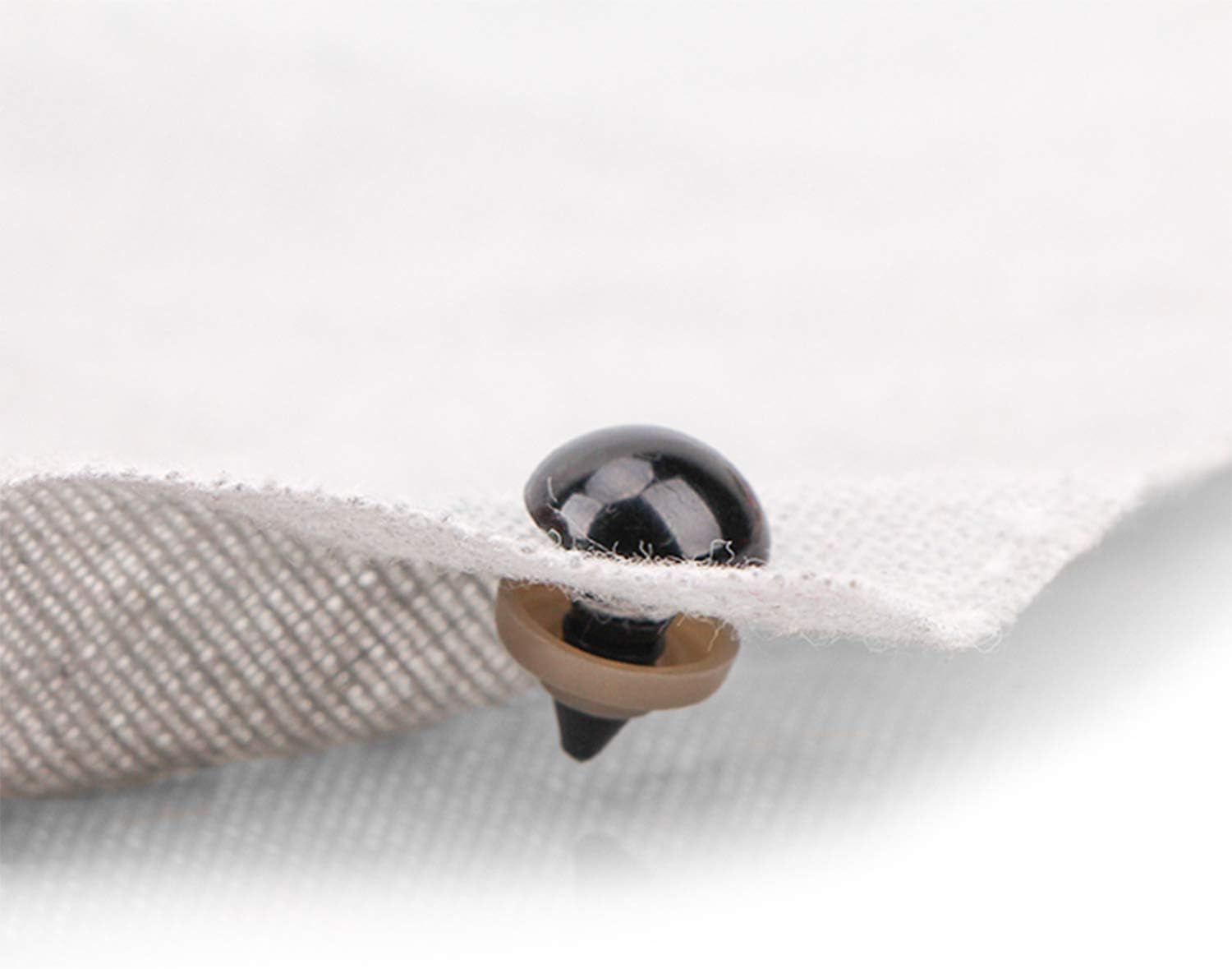 VENTCY 100PCS 6-12mm Safety Eyes for Toy Making Plastic Craft Teddy ...