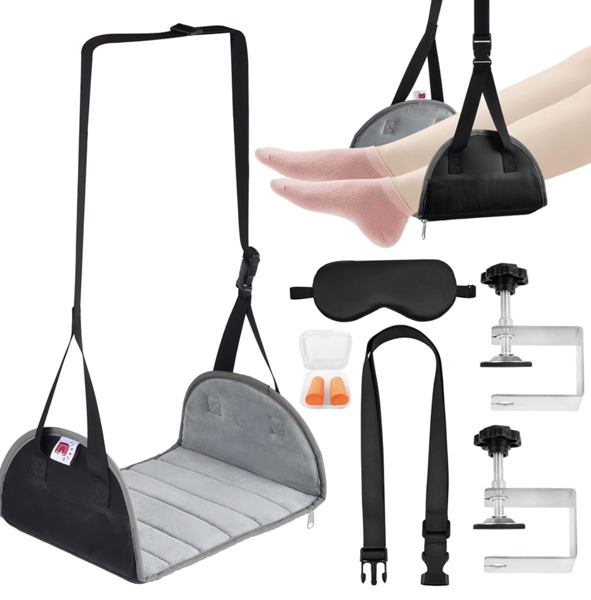 ETANTO Airplane Foot Rest Made with Premium Memory Foam, 2 in 1 ...