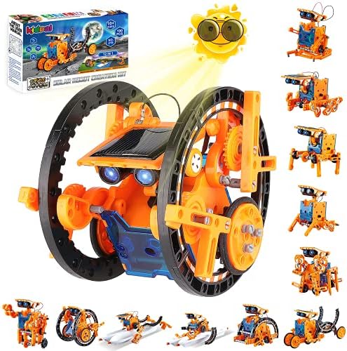 12-in-1 STEM Solar Powered Robot Toys, STEM Projects for Kids Ages 8-12 ...