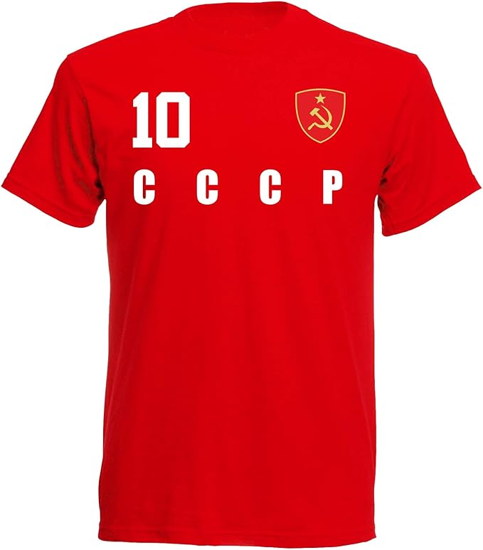 Camiseta CCCP de la Unión Soviética del Mundial 2018, color rojo ...