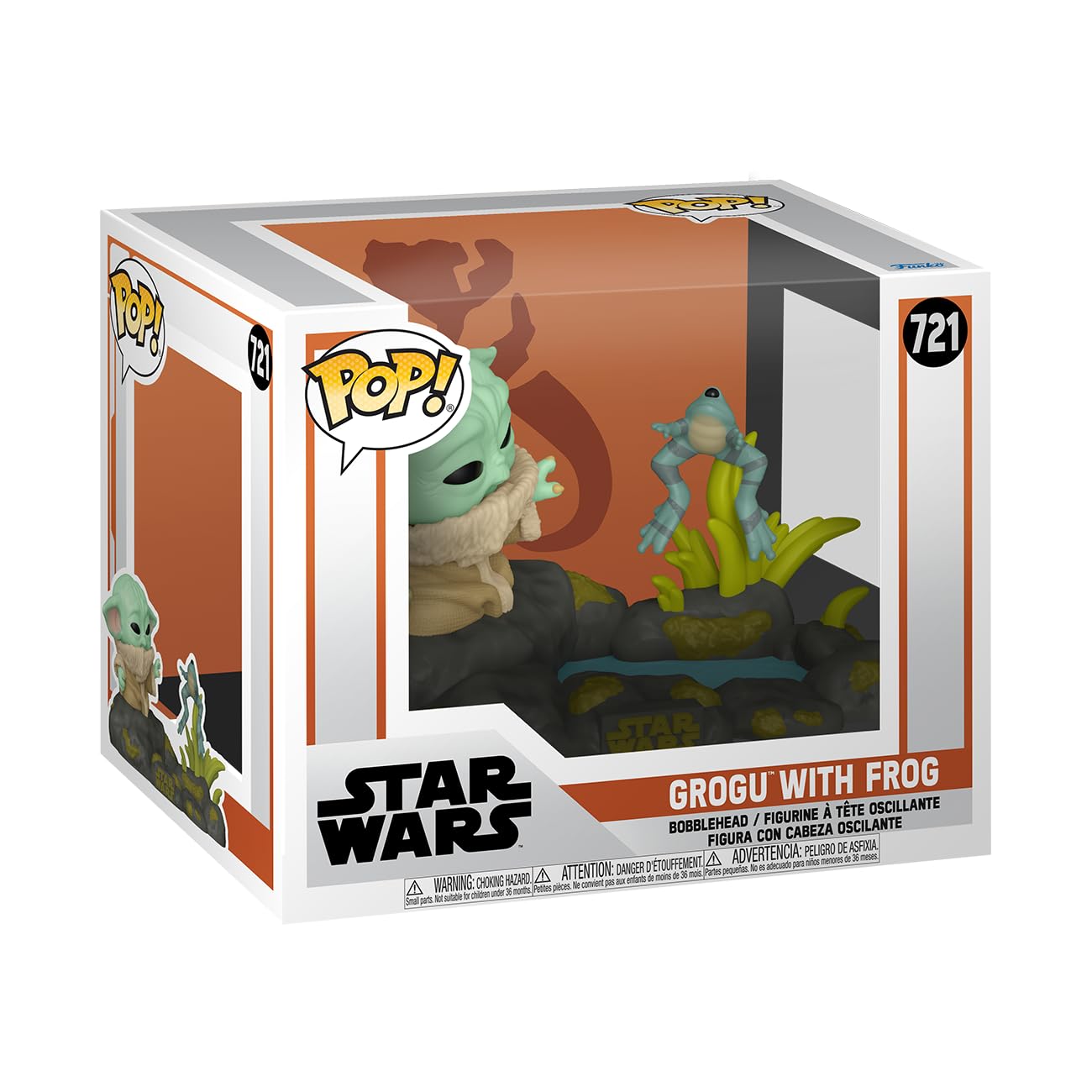 Funko POP! Deluxe: Star Wars: The Mandalorian - Din Grogu (The Child ...