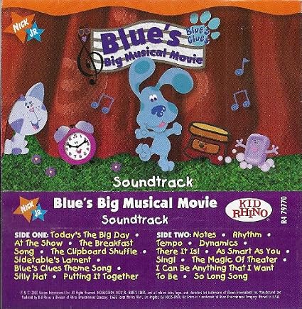 Blue's Big Musical Movie [CASSETTE]: Amazon.co.uk: CDs & Vinyl