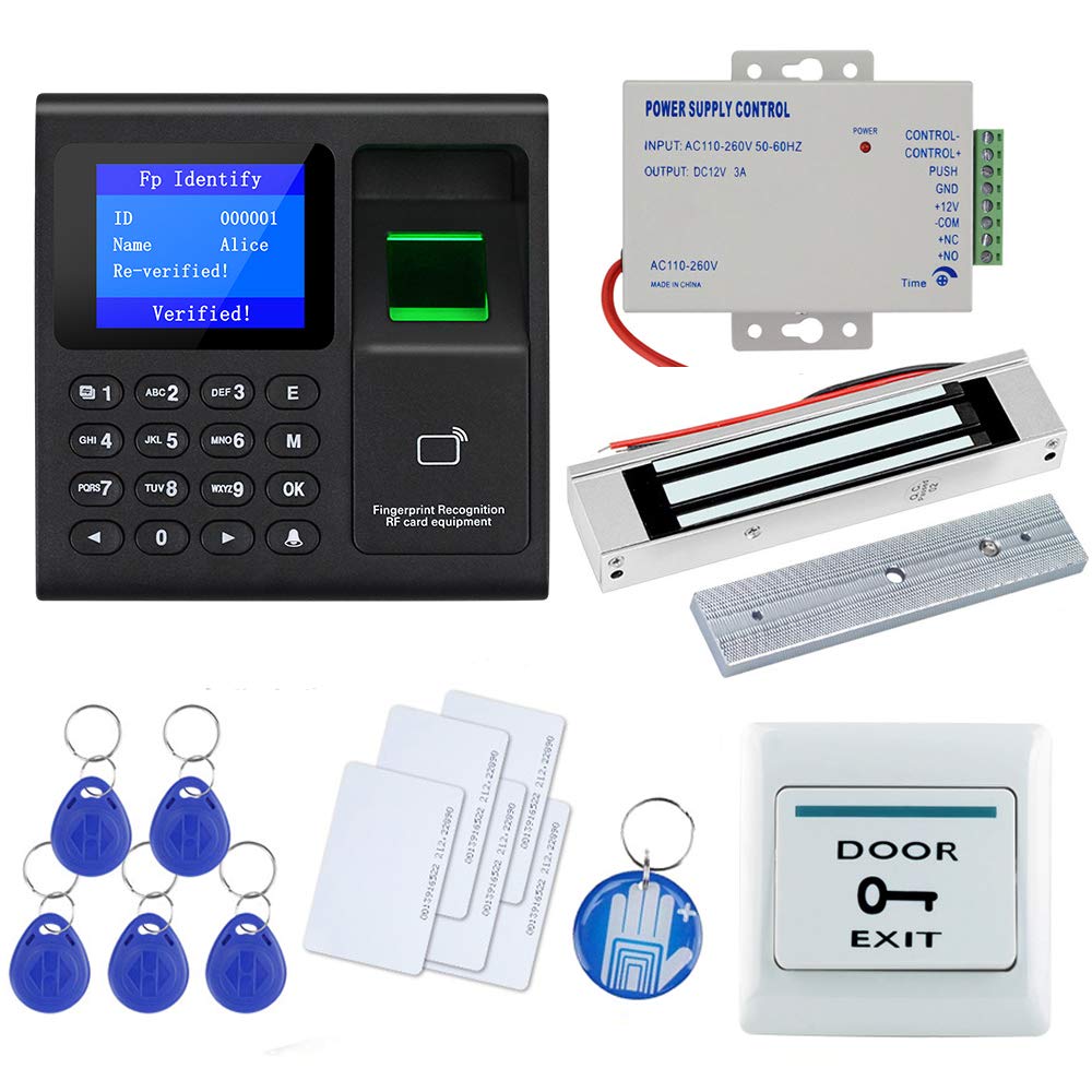 OBO Hands Full RFID Door Lock Access Control Fingerprint Keypad +180KG ...