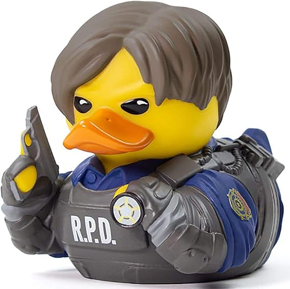 Resident Evil Leon Kennedy (Tubbz) Unisex Rubber Duck,: Amazon.co.uk ...