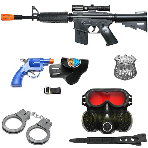 SWAT Super Police Force M16 Friction Toy Gun Combo Play Set w/Friction ...