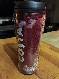 COSTA COFFEE TRAVEL MUG CUP DOUBLE WALL 450ML: Amazon.co.uk: Sports ...