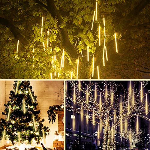 Twinkle Star Meteor Shower Rain Lights, 30cm 8 Tubes 288 LED Falling ...