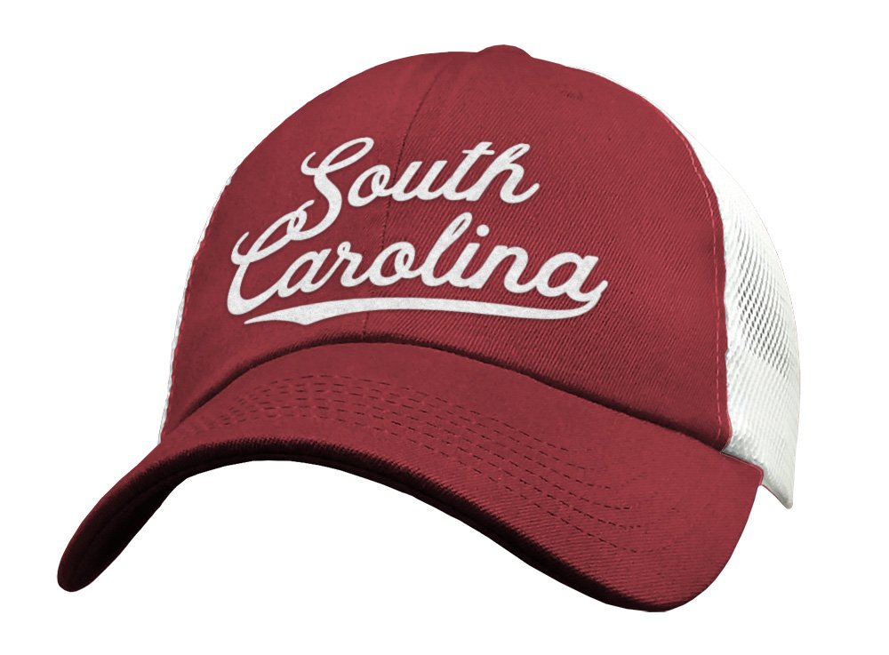 Amazon.com: State of South Carolina Trucker Hat Baseball Cap - Snapback ...