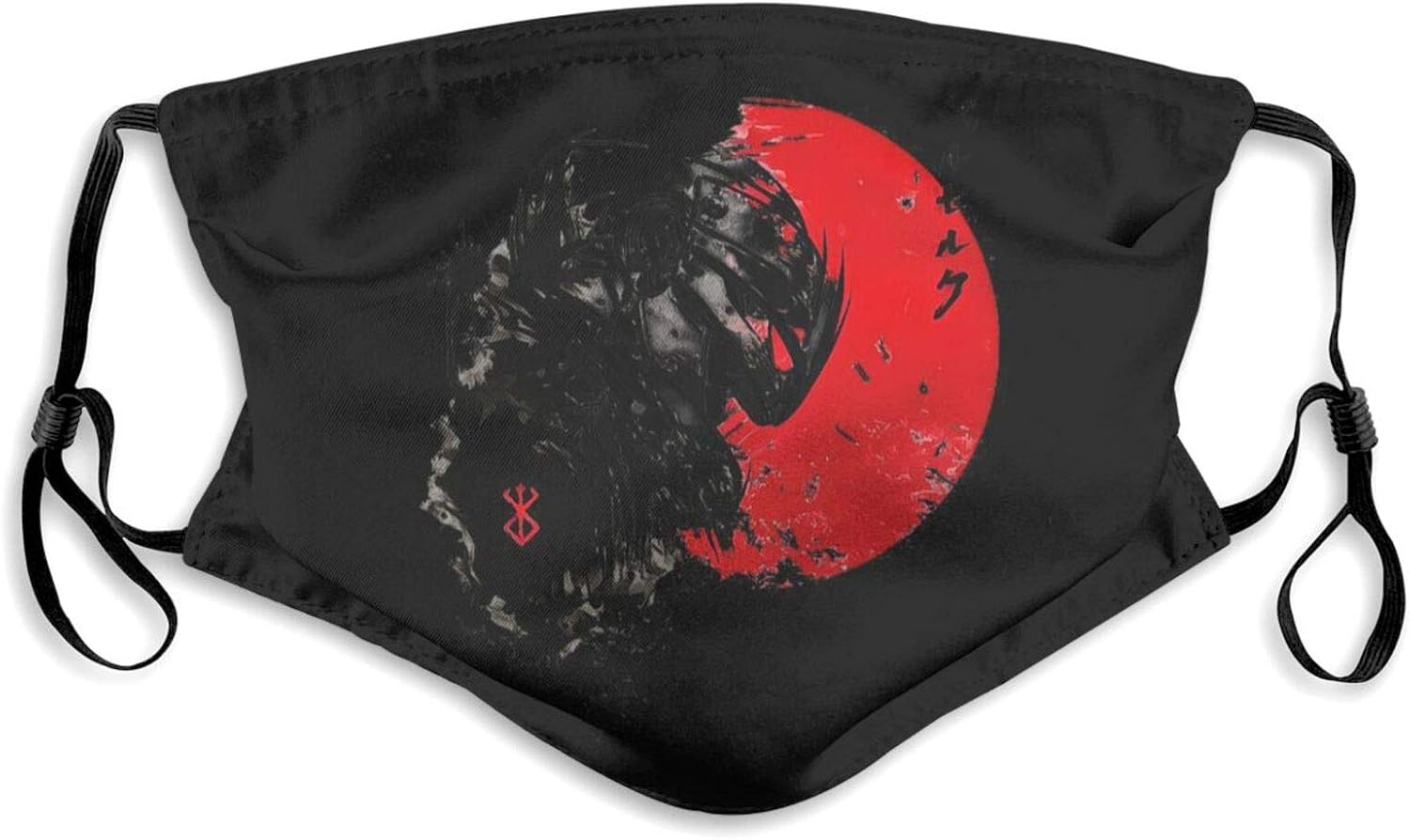 Berserk Mask Reusable With Filter Clothes Dust-Proof Unisex Washable ...
