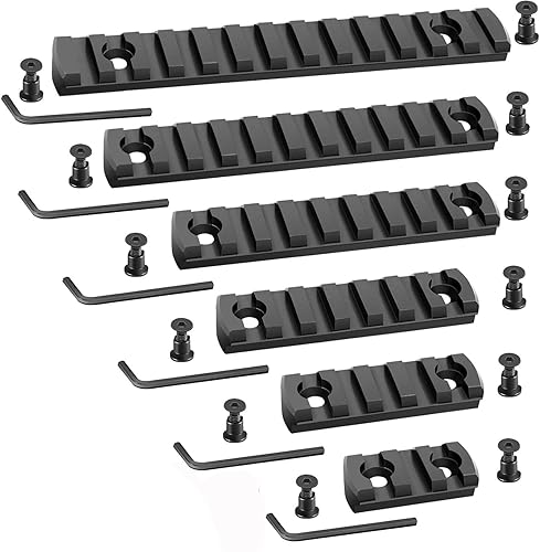 Bontok Single Picatinny Aluminum Accessory Rail Set 3 5 7 9 11 13 Slot ...