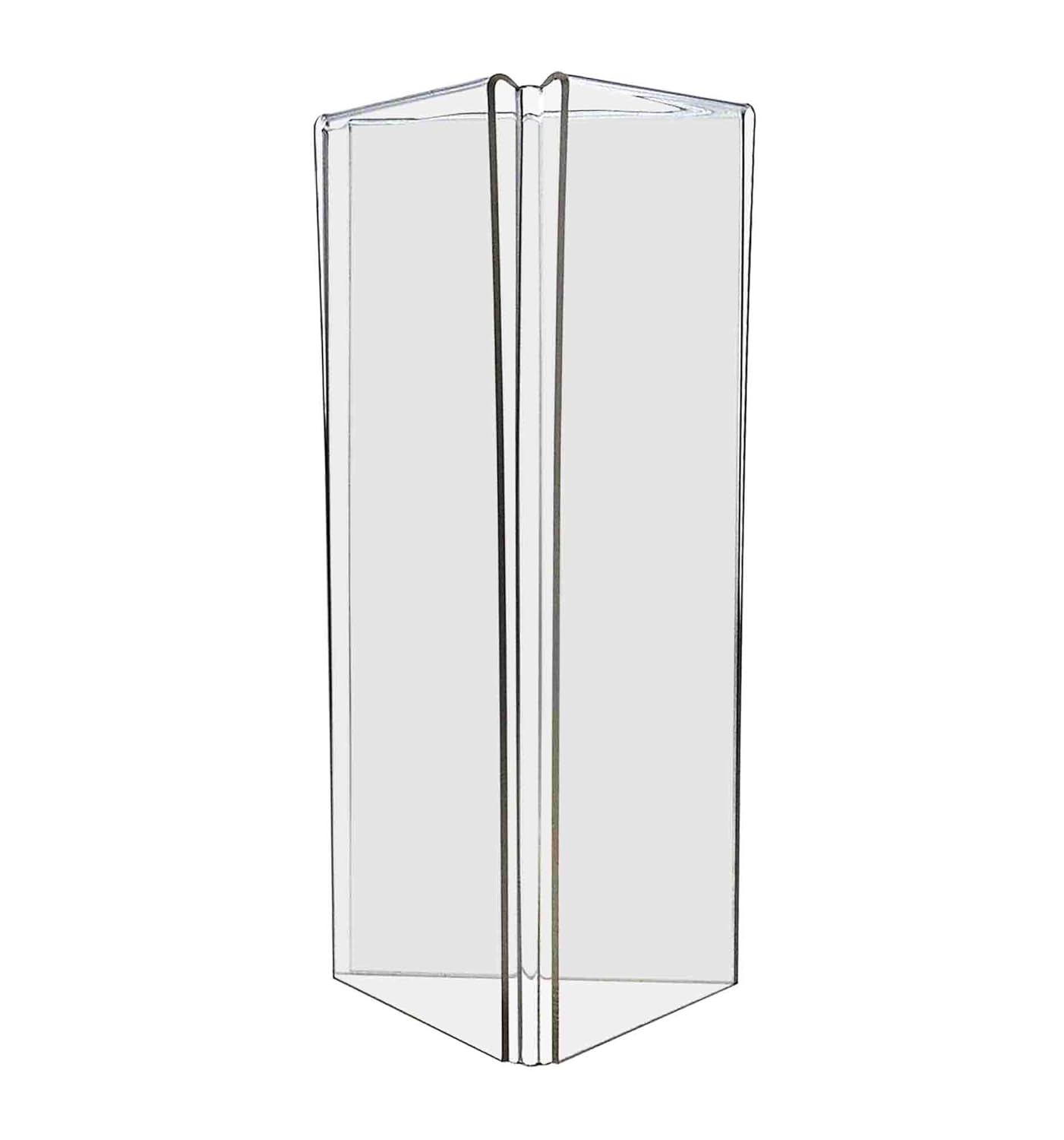 Amazon.com: Marketing Holders 3-Sided Table Tent, 4"w x 9"h Inches for ...