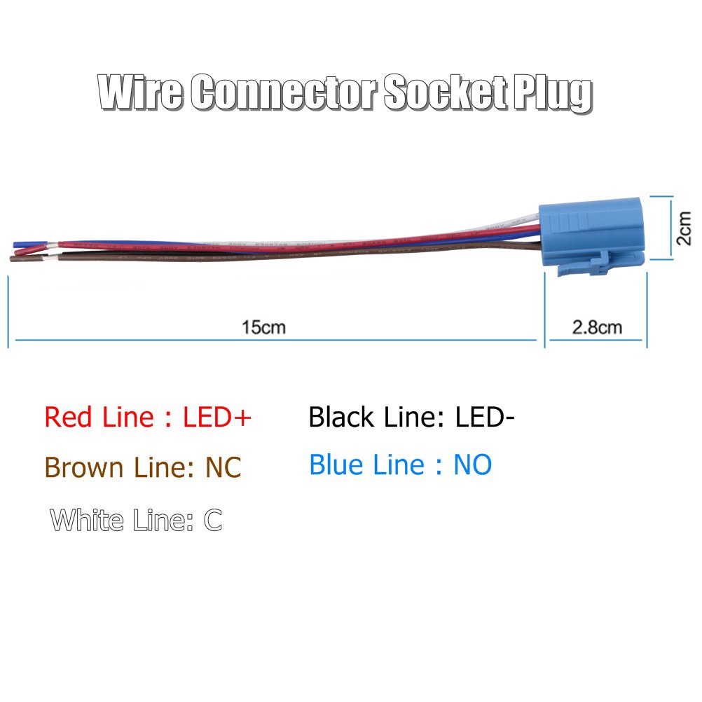 Quentacy 19mm 3/4" Latching Push Button Switch 12V 48V DC LED Power ...