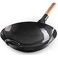 Amazon.com: Craft Wok Black13 Pre-Seasoned Hand Hammered Carbon Steel ...