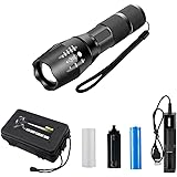 Commando Light - Linterna táctica como se ve en la televisión - Potente, 12000 lúmenes, LED ...