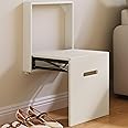 Amazon.com: Miuuod Wall Mounted Folding Chair Solid Step Stools,Shoe ...
