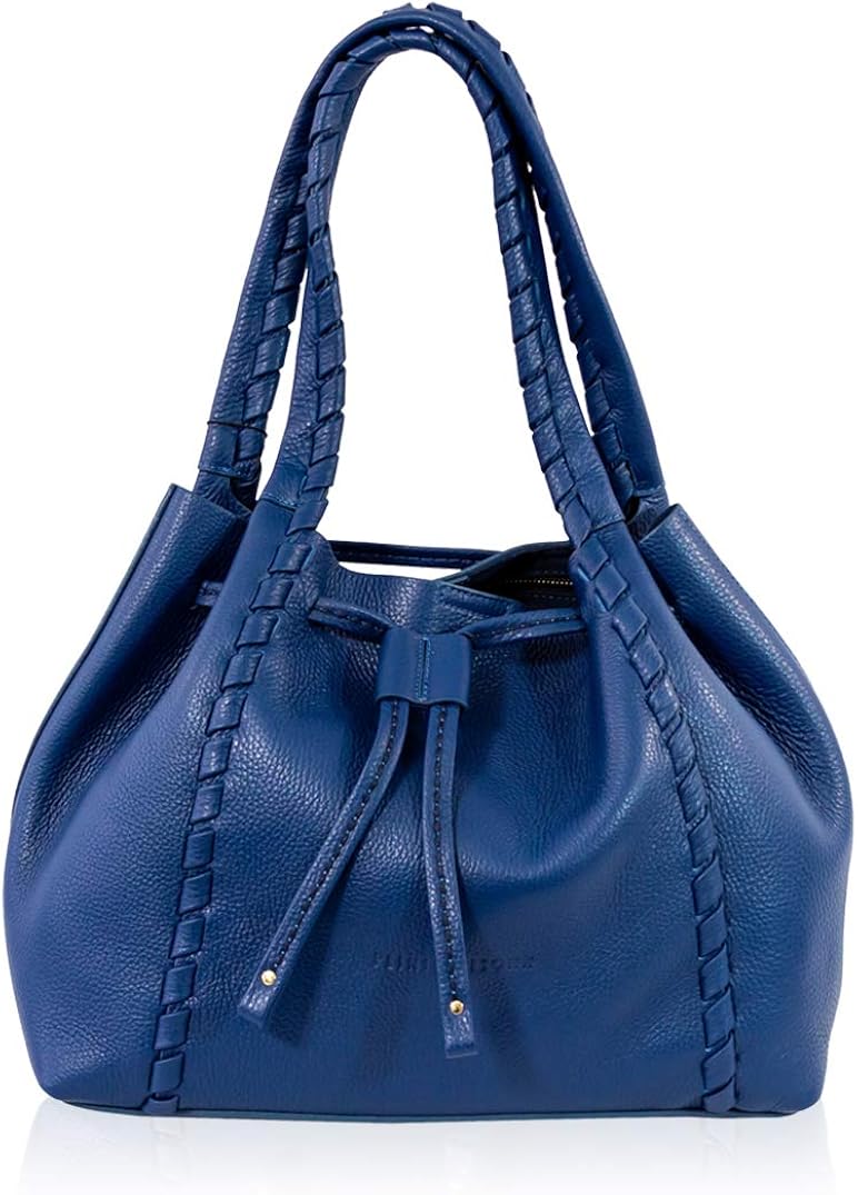 Plinio Visona Women's Large Handbag Italian Designer Bucket Purse ...