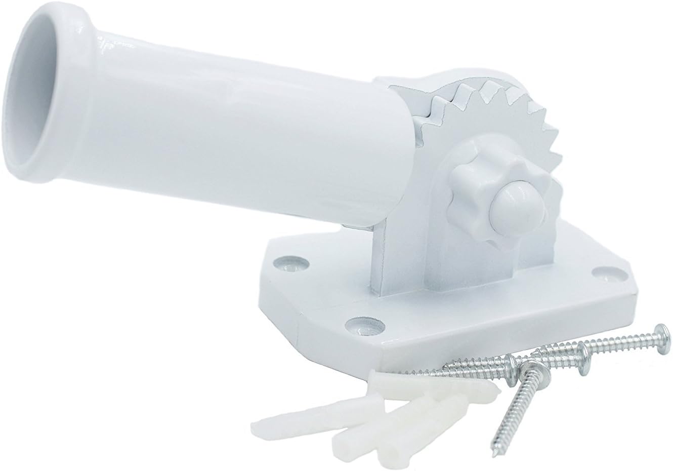 Amazon.com : 180 Degree Adjustable Flag Pole Holder kit - Premium Heavy ...