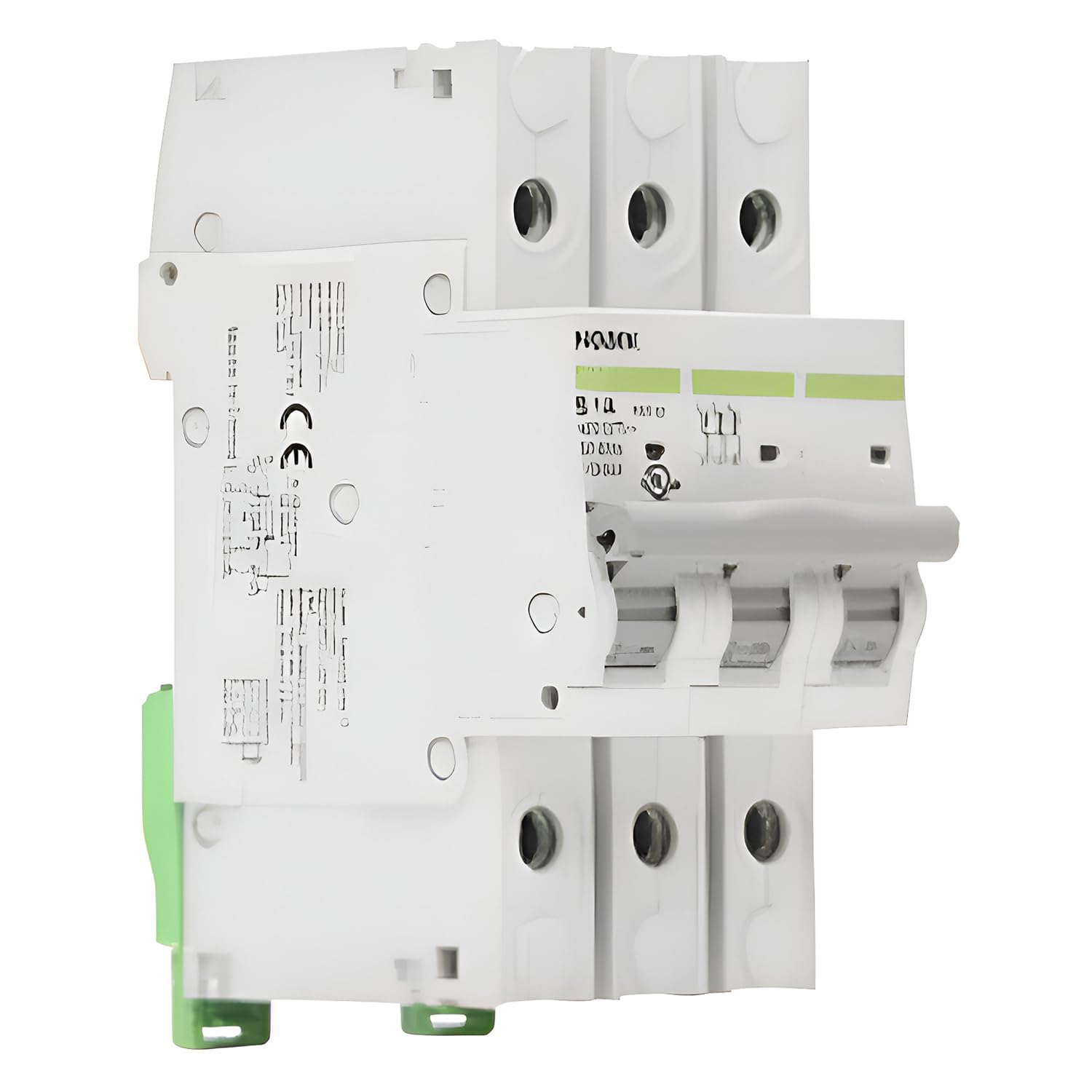 Noark Miniature Circuit Breakers, B1H UL 489, 3P, C Curve, 1A, 10 kA ...